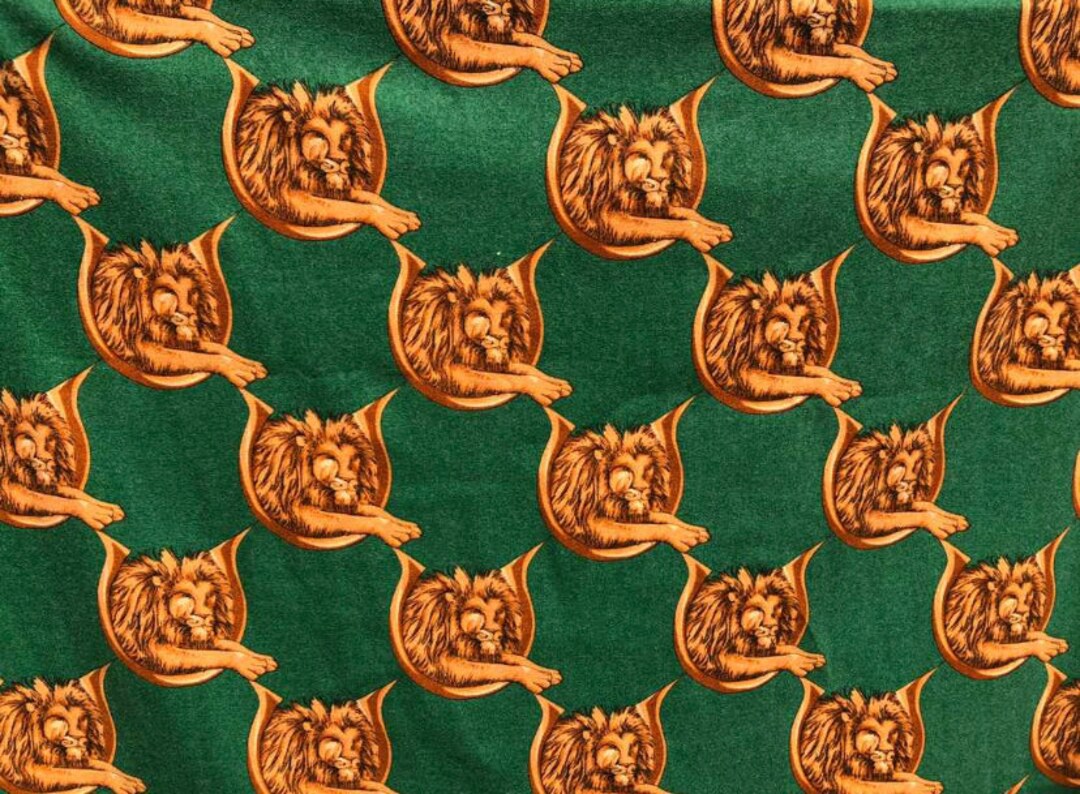 Lion Head Fabric - Etsy
