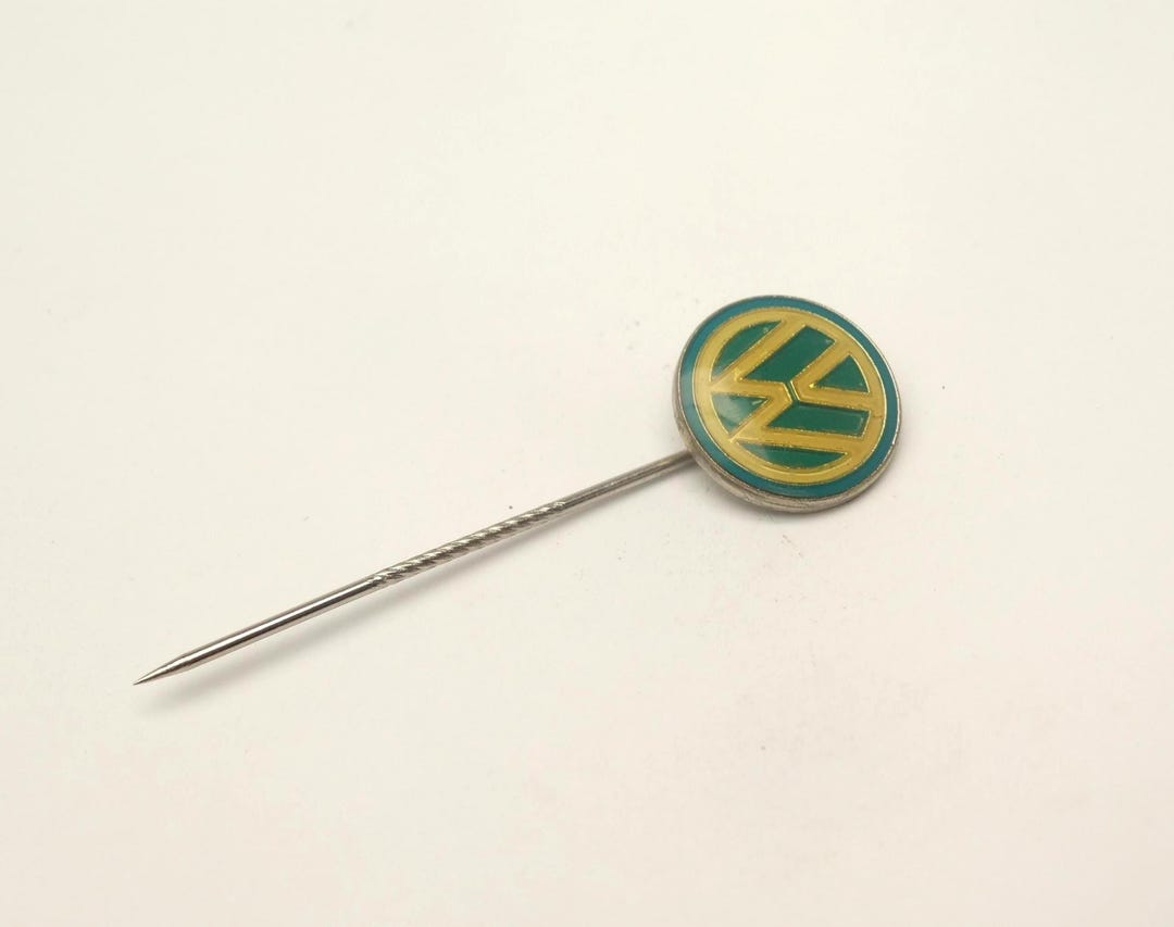 Vintage Volkswagen VW Pin Round Car Logo Badge - Etsy