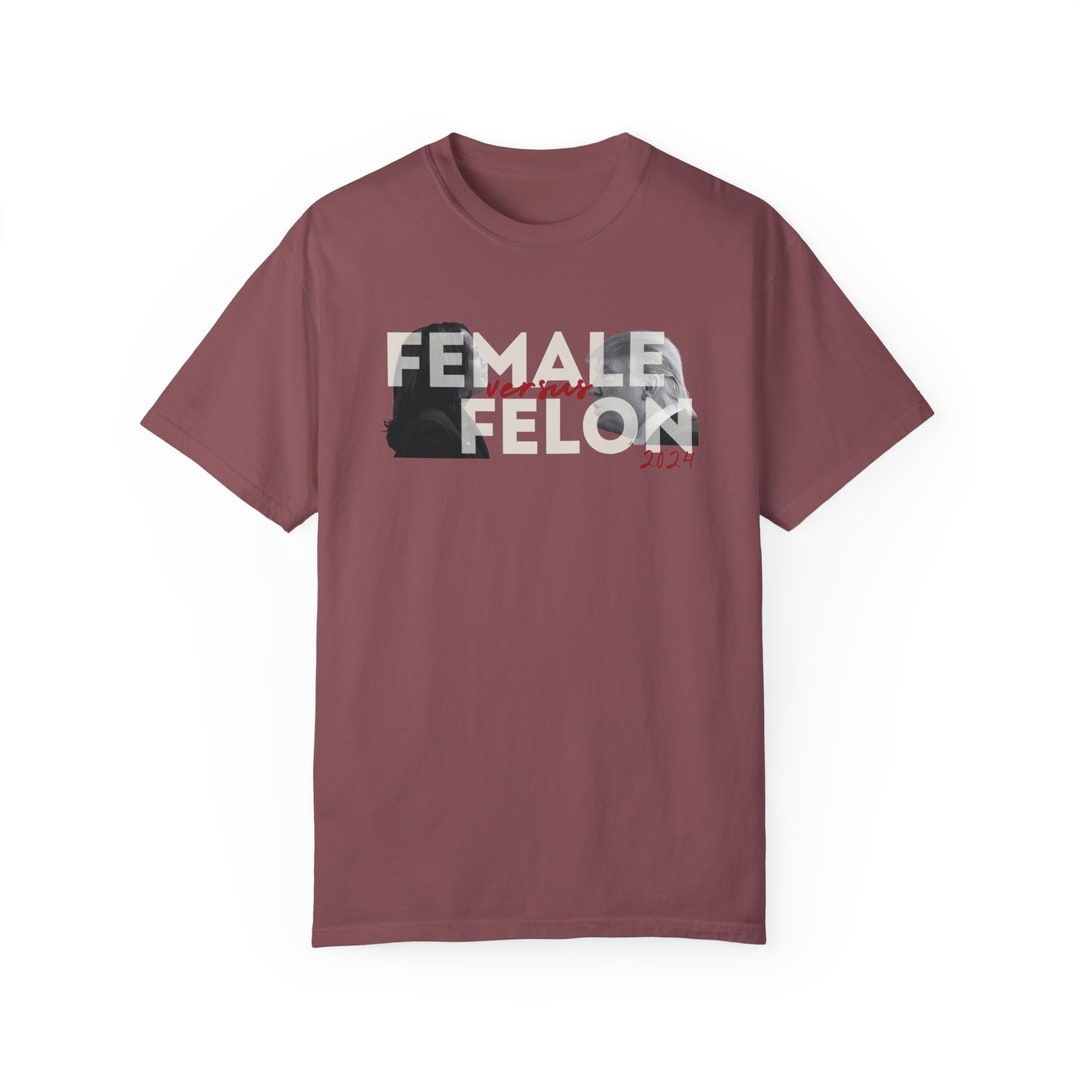 Female Versus Felon 2024 Unisex Garment-dyed T-shirt - Etsy