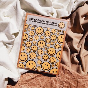Smiley Face Blank Cards Blank Cards Smiley Face Happy Encouragement ...