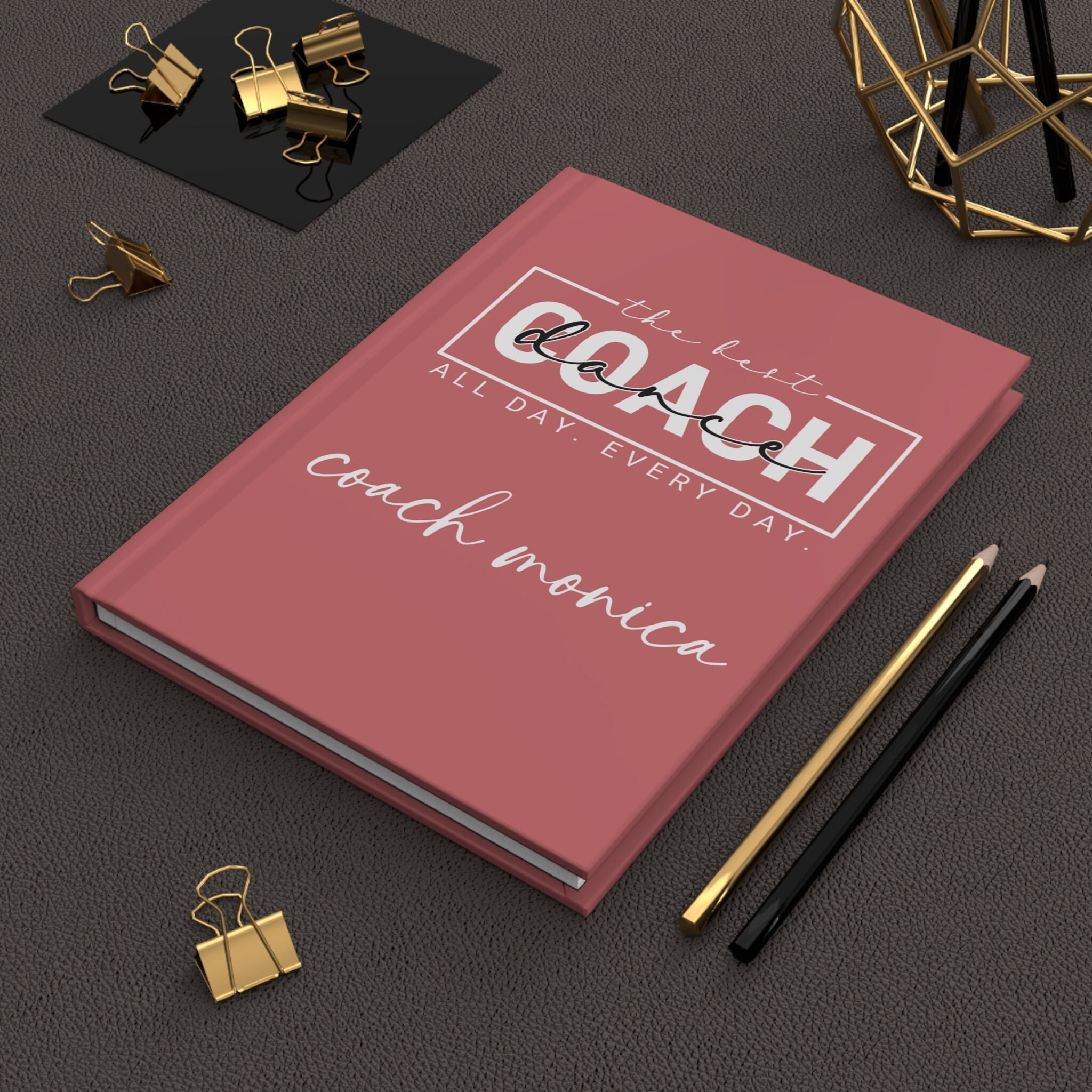 Personalized Dance Coach Journal, Dance Coach Notebook, Dance Coach ...
