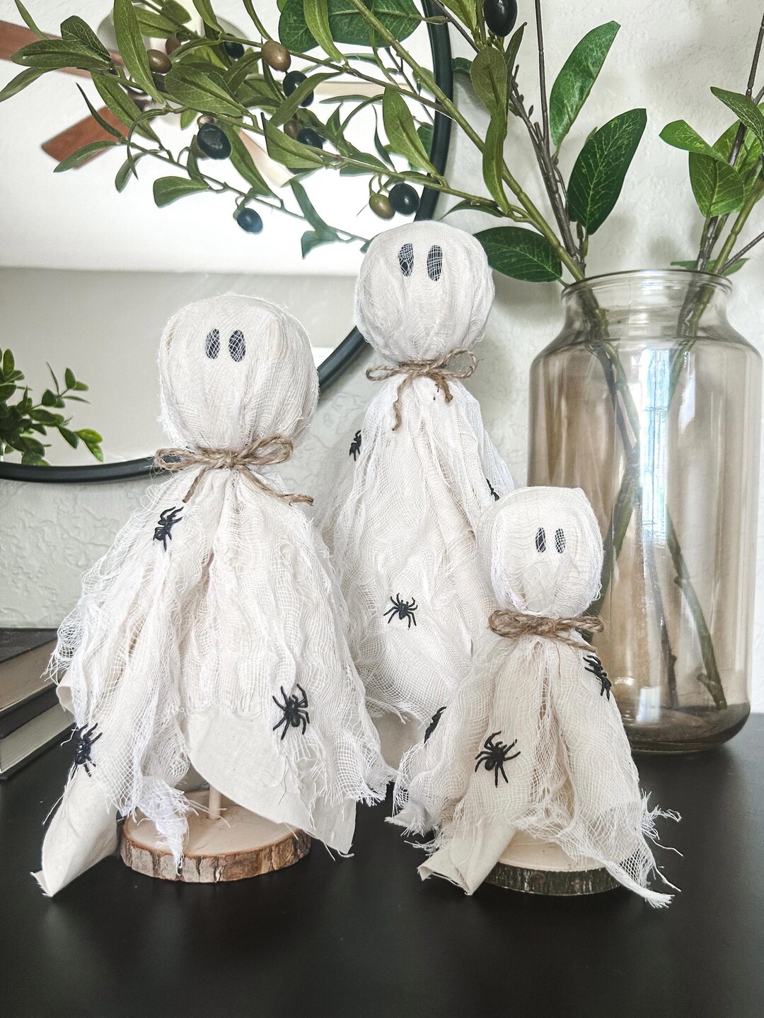 Primitive Halloween Decor Halloween Ghosts Ghosts Decor Ghost Stands ...