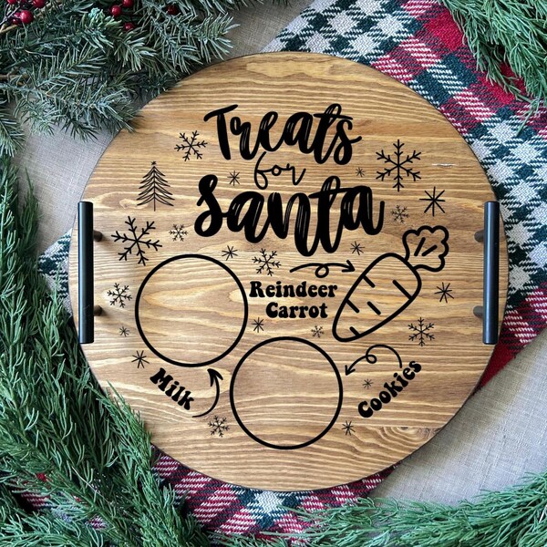 Santa Tray - Etsy
