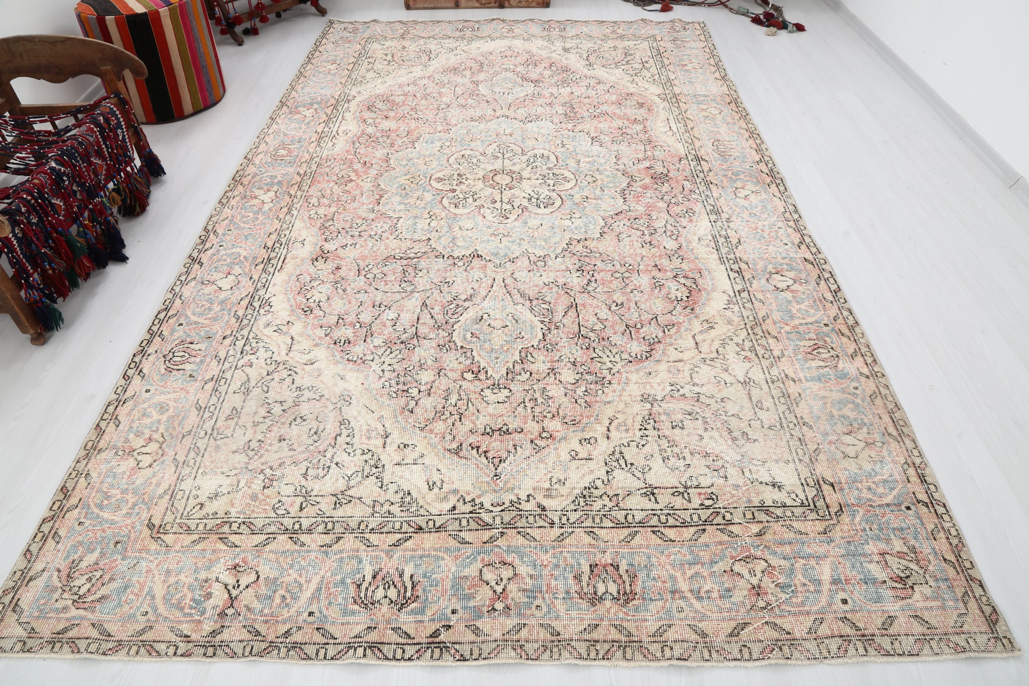 7x11 Rug Oversize Turkish Rug Vintage Rug 7x11 Area Rug | Etsy