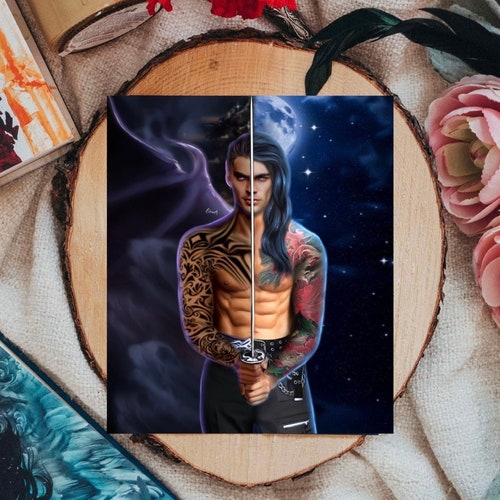 SJM Sarah J Mass Art Crescent City House of Earth and | Etsy