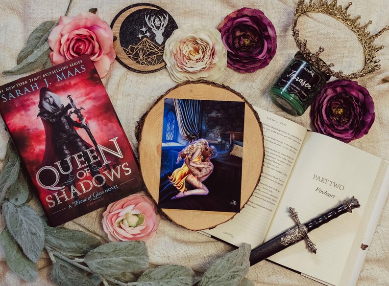 Throne of Glass Art Tog Art Rowan and Aelin Art Fandom Art - Etsy