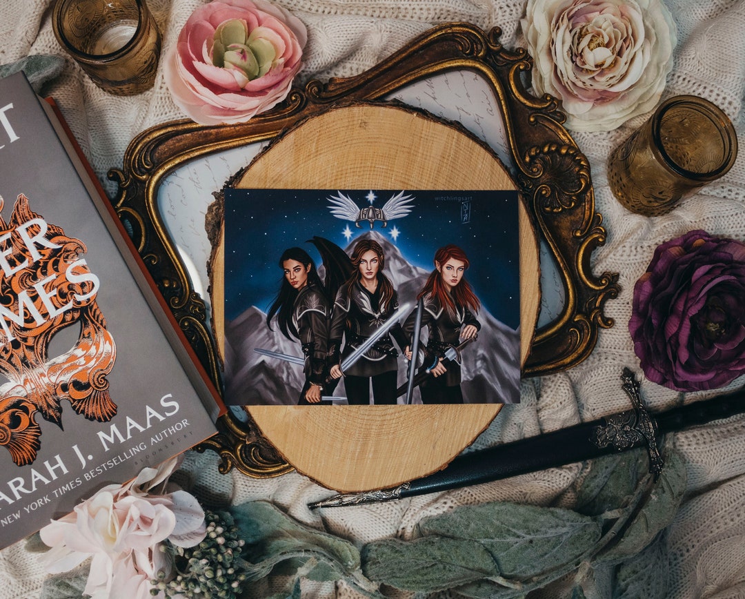 Gwyn, Nesta Amren Art, Valkyrie Acotar Art, Fandom Print, a Court of ...