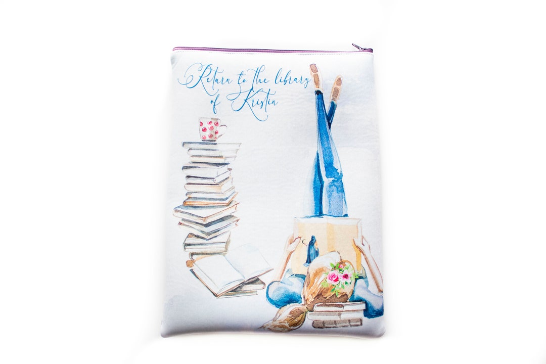 Book Sleeve, Book Cover, Book Jacket, Reader Book Sleeve, Library Book ...