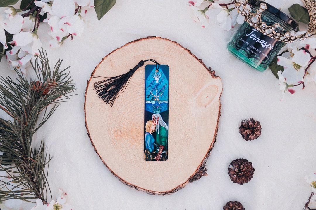 Throne of Glass Bookmark, Tog Bookmark, Rowan and Aelin Bookmark, Book ...
