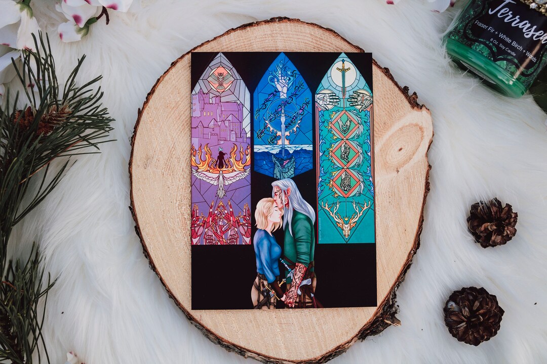 Throne of Glass Art, Tog Art, Rowan and Aelin Art, Fandom Art, Sjm ...