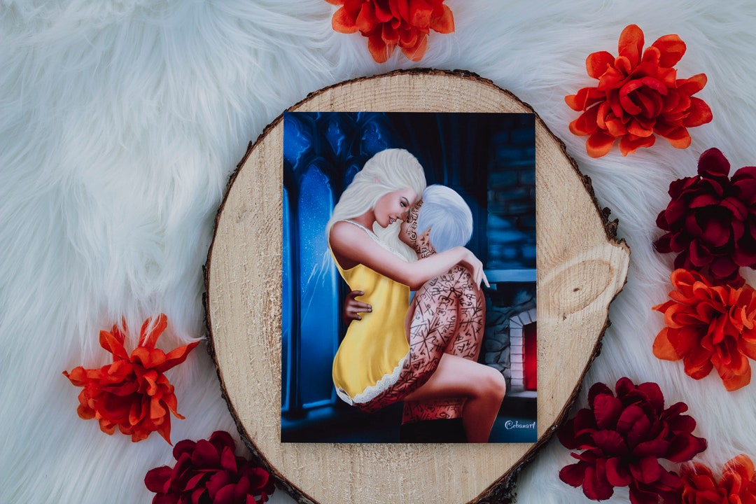 Throne of Glass Art, Tog Art, Rowan and Aelin Art, Fandom Art, Sjm ...