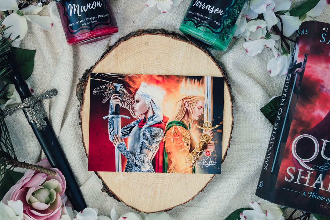 Aelin and Manon, Throne of Glass Art, Rowan and Aelin Art, Fandom Art ...