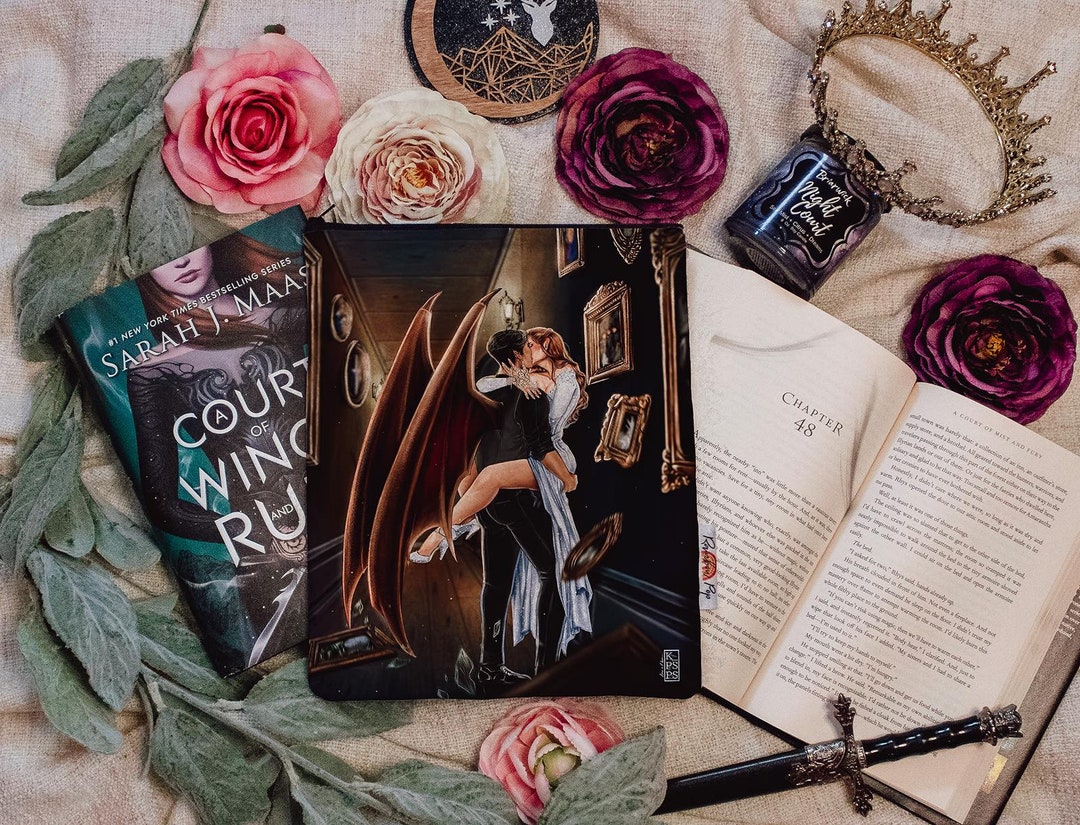 ACOTAR Book Sleeve, Book Cover, Book Jacket, Book Sleeve, Personalized ...