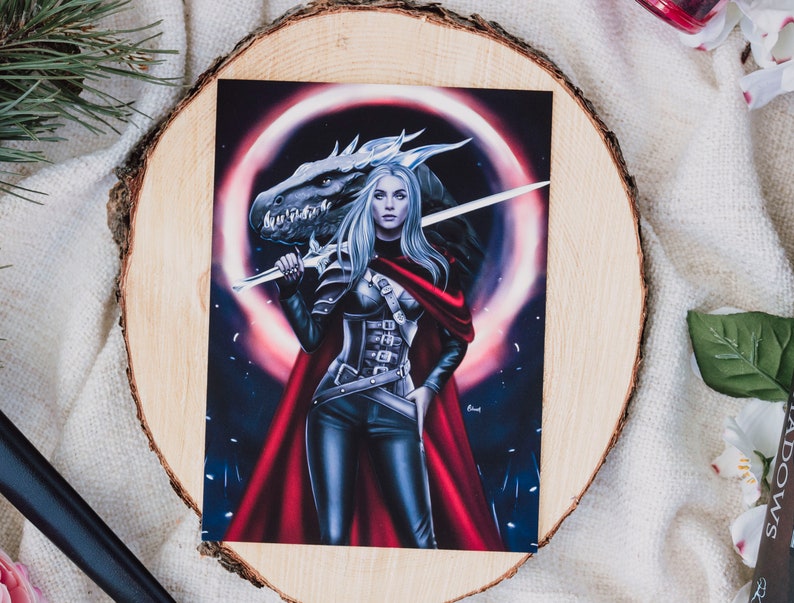 Manon Blackbeak Throne of Glass Art Tog Art Rowan and Aelin - Etsy