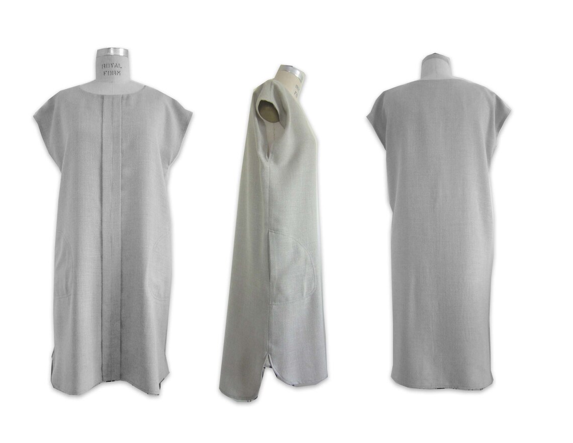 PDF Sewing Pattern Instant Digital Download Women’s Dress. Unstructured ...