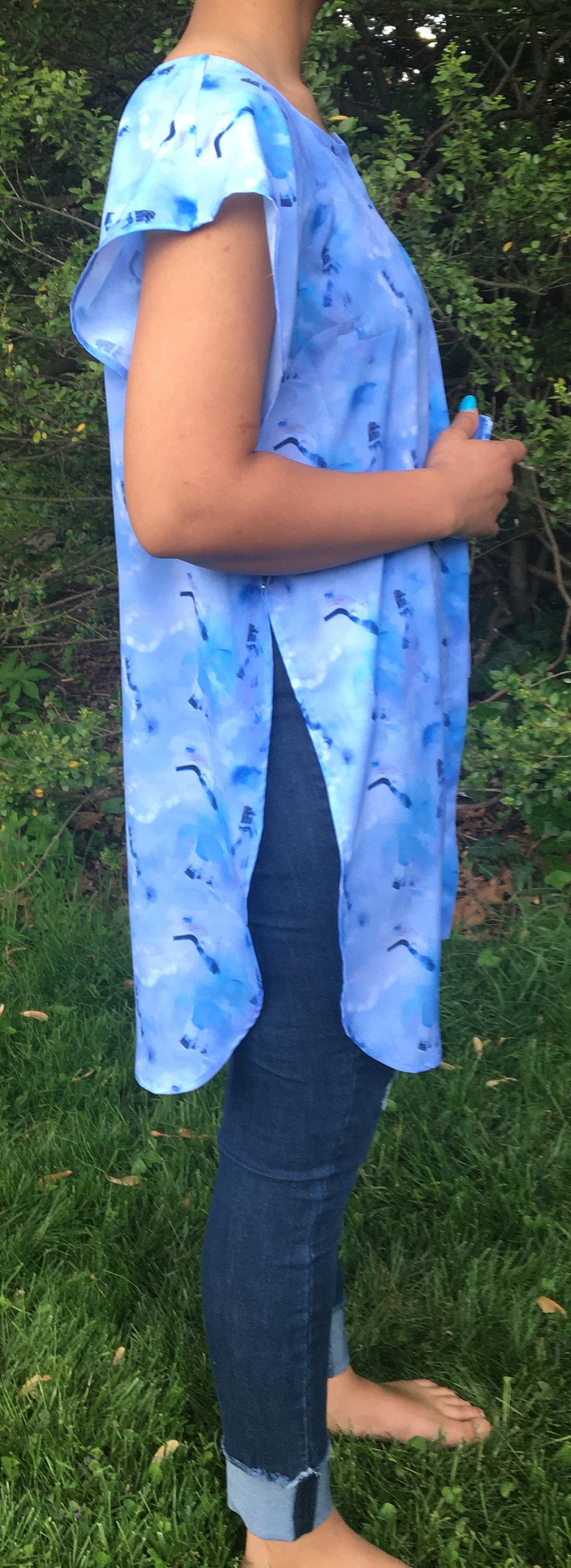 Instant Download - PDF Pattern - Easy to Sew - Women's COVER UP With ...