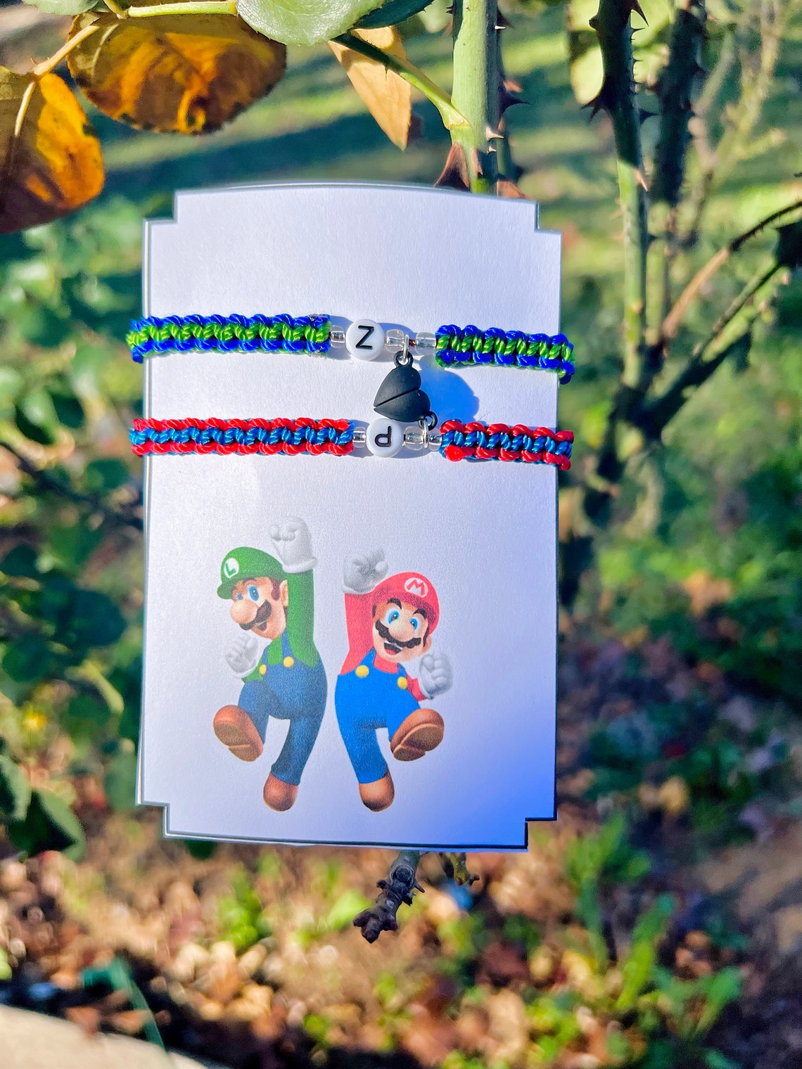 Luigi & Mario Matching Bracelets - Etsy