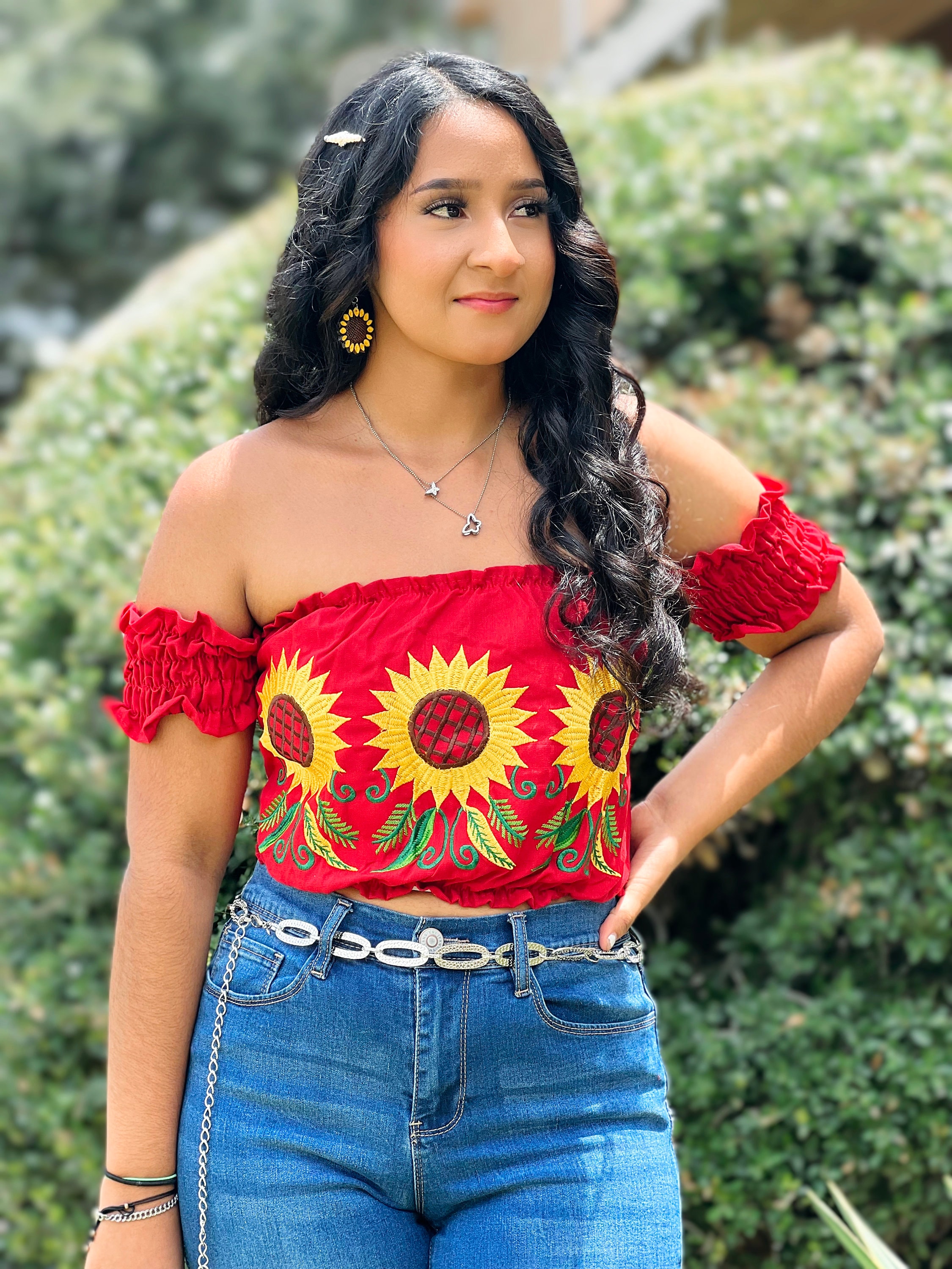 Sunflower Crop Top - Etsy