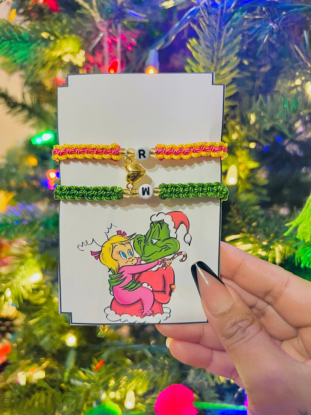 Grinch & Cindy Matching Bracelets - Etsy