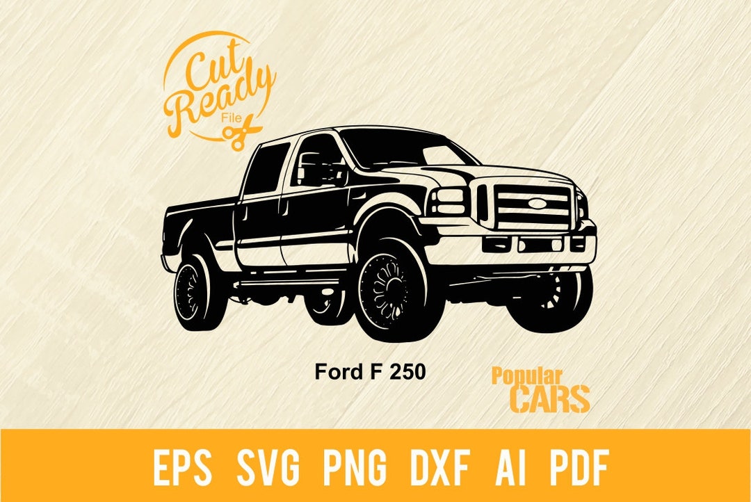 2020 Ford F250 SVG - Pickup Truck Svg Classic Car SVG | Cut Ready Clip ...