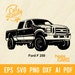 2020 Ford F250 SVG - Pickup Truck Svg Classic Car SVG | Cut Ready Clip ...