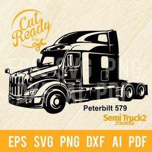 Semi Truck Peterbilt 579 SVG, American Truck Svg - Cut Files | - Cricut ...