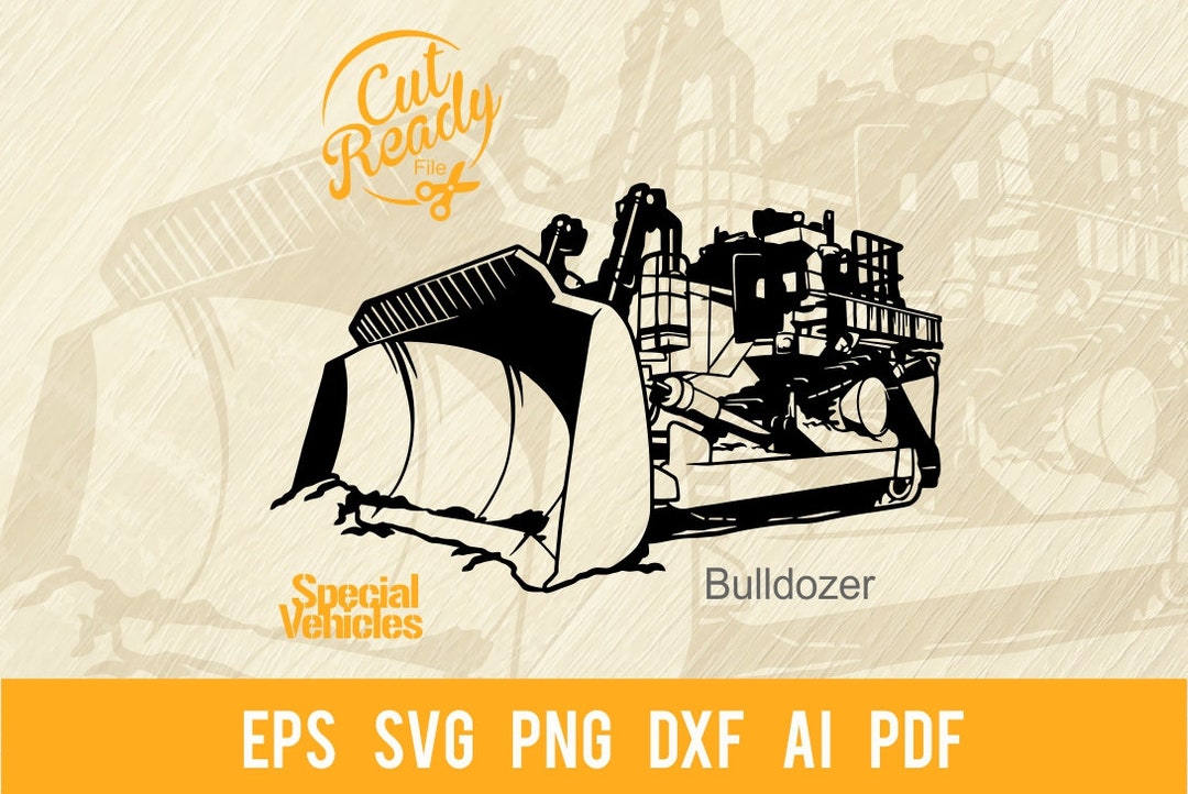 Bulldozer SVG Heavy Vehicle Heavy Machinery, Logging and Construction ...