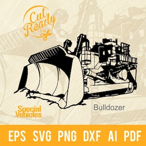 Bulldozer SVG Heavy Vehicle Heavy Machinery, Logging and Construction ...
