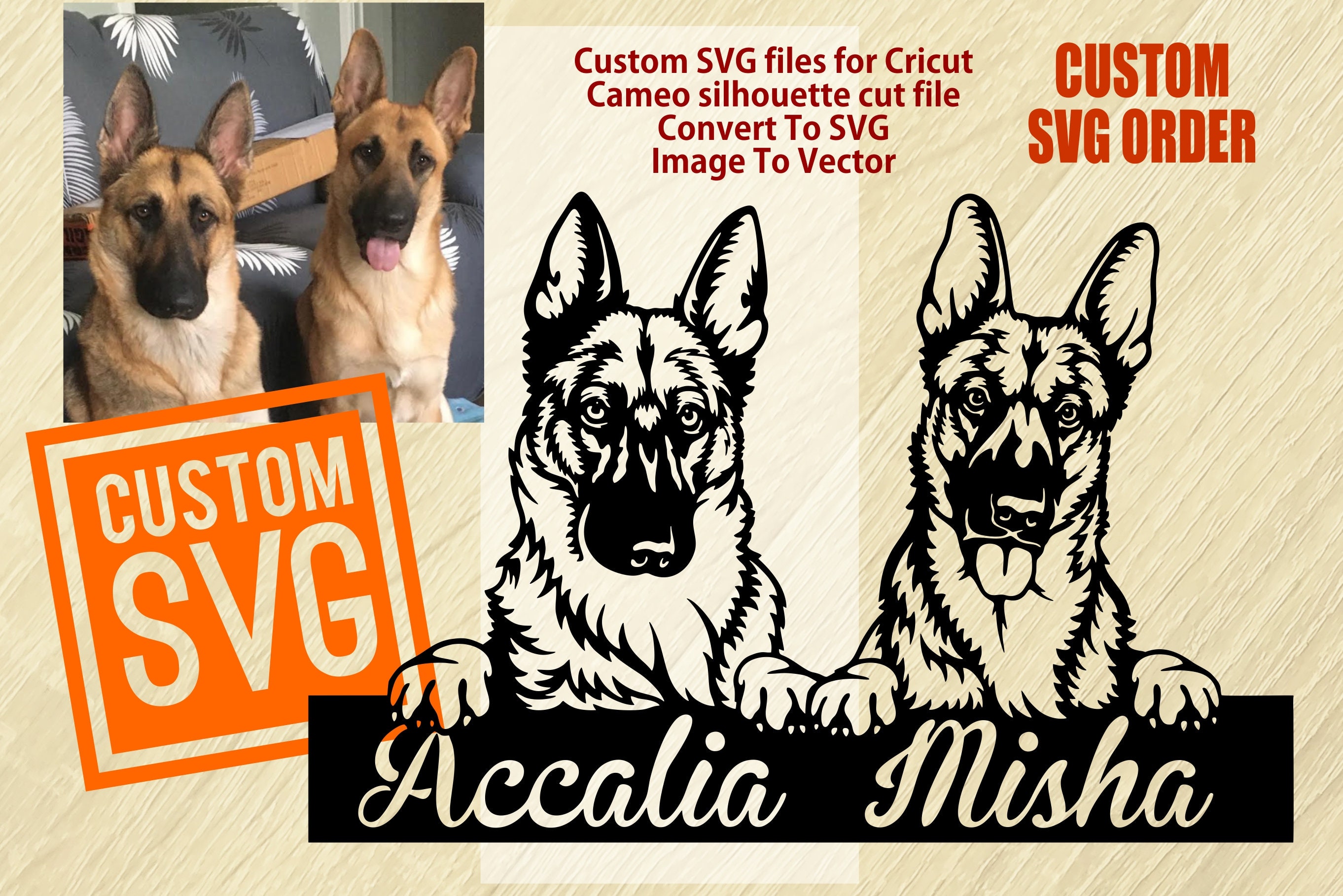 CUSTOM SVG Personalized Design, SVG Ordering, Portrait Customization ...