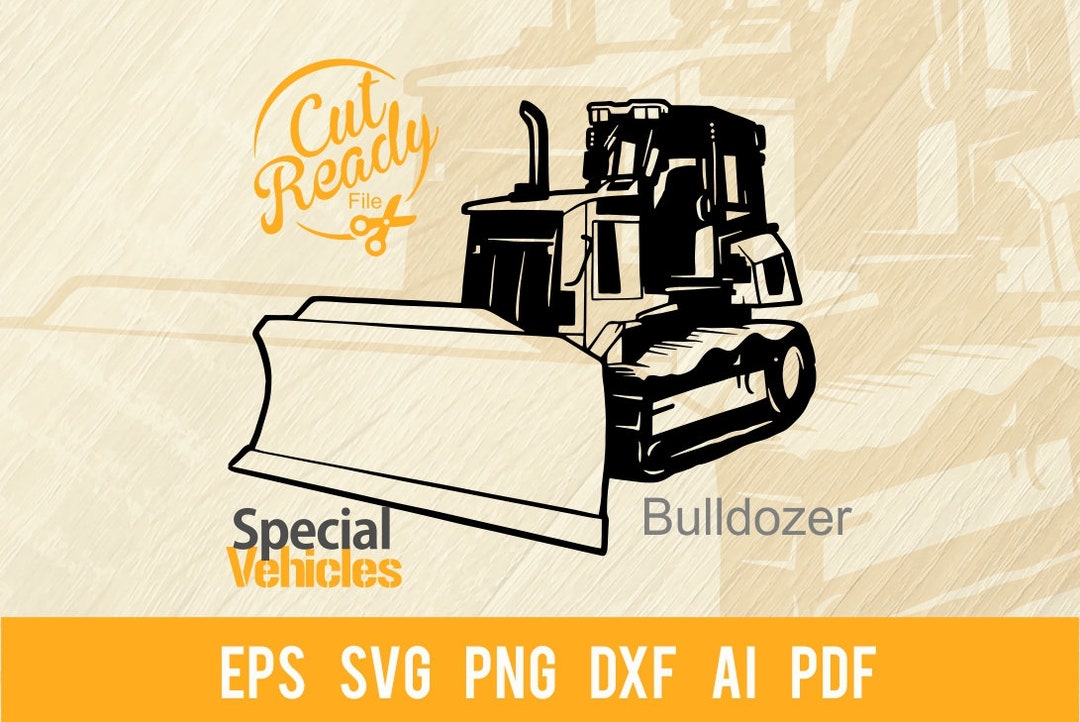 Bulldozer SVG Heavy Vehicle - Heavy Machinery, Logging and Construction ...