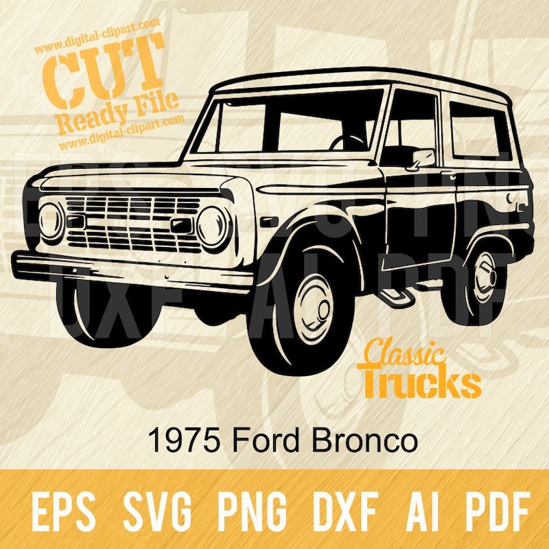 Ford Bronco Svg - Etsy