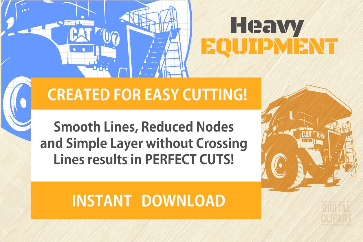 Heavy Equipment - 25 SVG Bundle - Special Vehicle, Equipment and ...