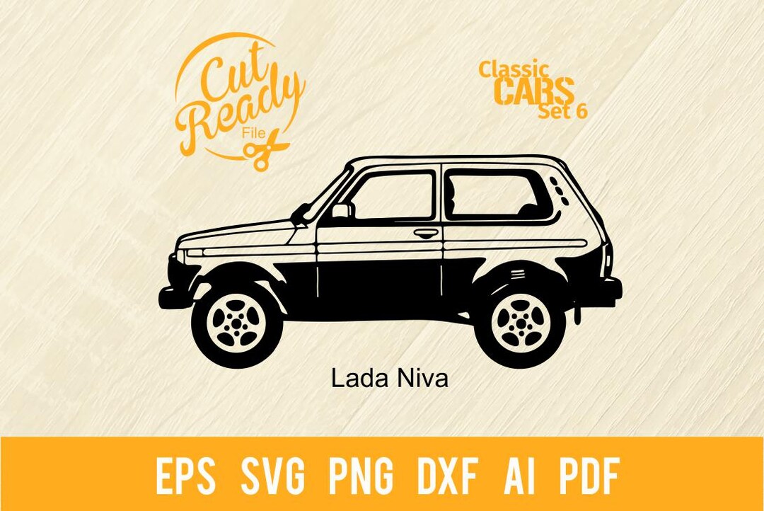 Lada Niva Truck Svg Classic Cars SVG | Truck Cut Files | CNC Files ...