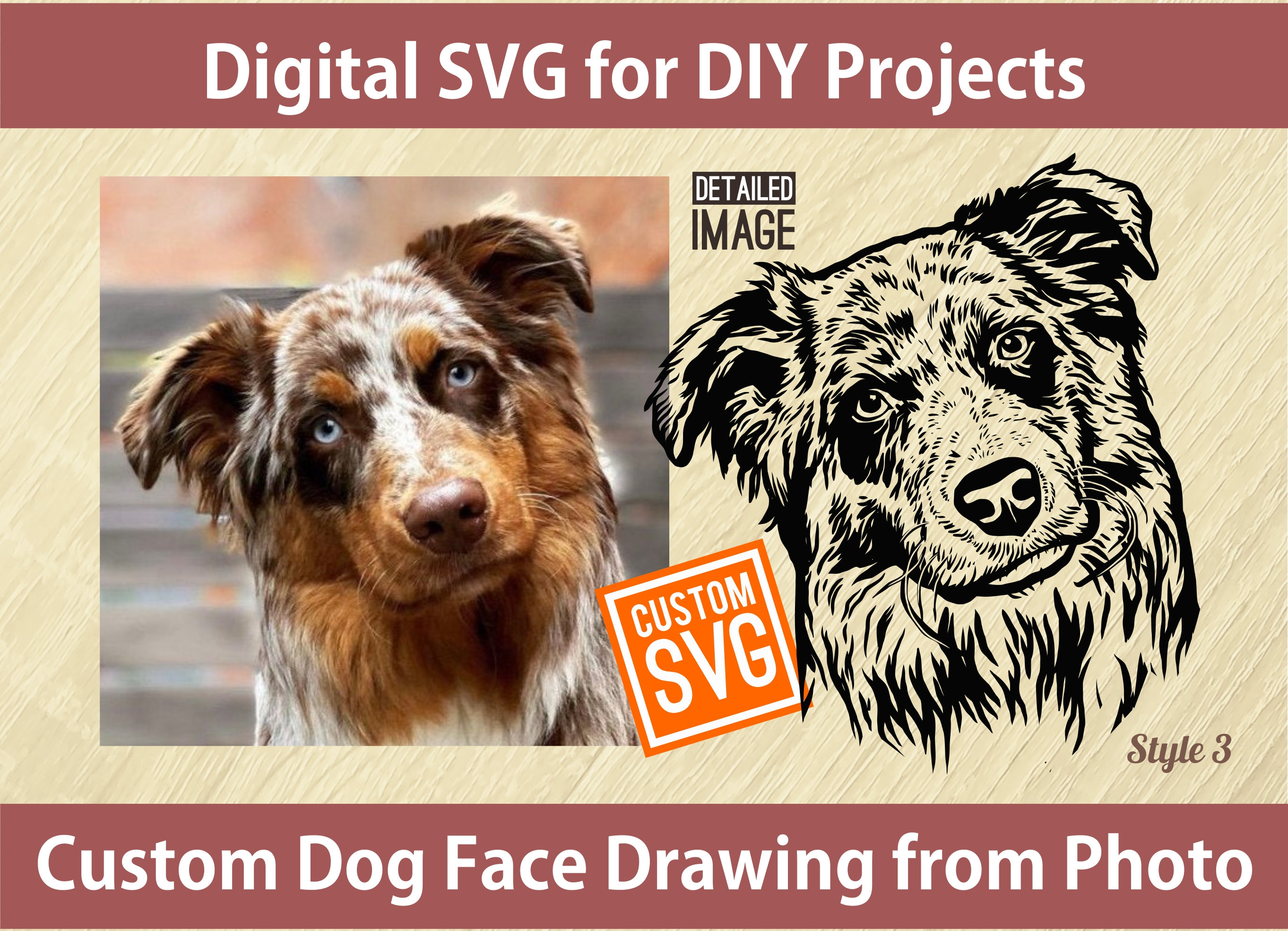 CUSTOM SVG Personalized Design, SVG Ordering, Portrait Customization ...