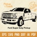 Ford Super Duty Pickup Svg | Classic Pickup Cars SVG | Pickup Truck Cut ...