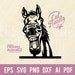 Cheeky Horse SVG Peeking Horse Cut File Funny Animal Cut File, Wildlife ...