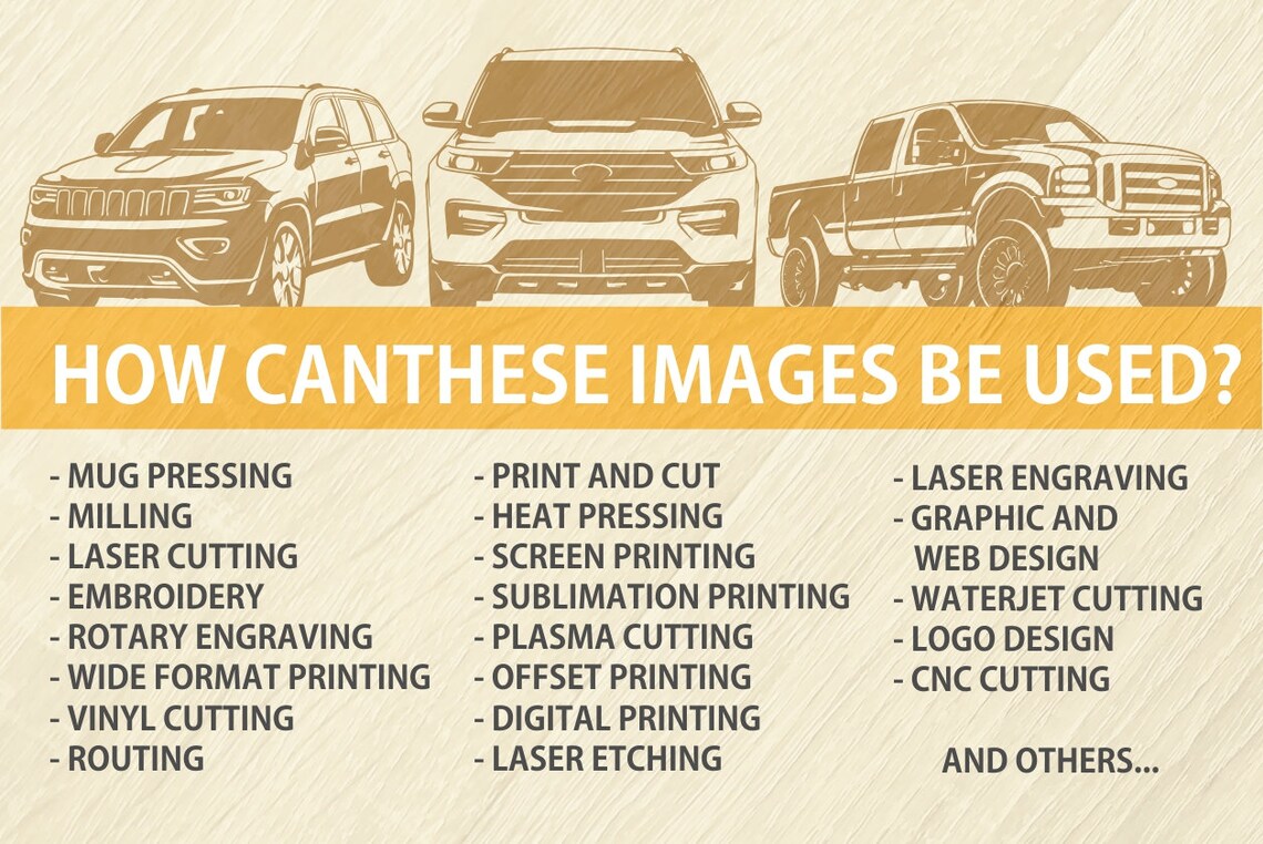 Ford Explorer 2021 SVG: Cut Ready Clipart Graphics (digital Download ...