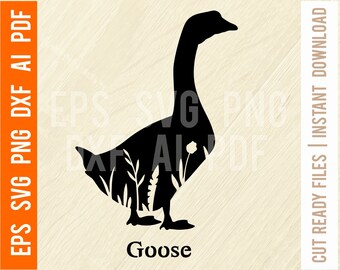 Floral Animals Wildlife Stencils SVG Floral Silhouettes | Etsy