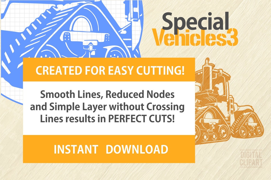 Special Vehicles Set3 - 25 Svg Bundle - Heavy Machinery, Equipment and ...