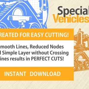Special Vehicles Set3 - 25 Svg Bundle - Heavy Machinery, Equipment and ...