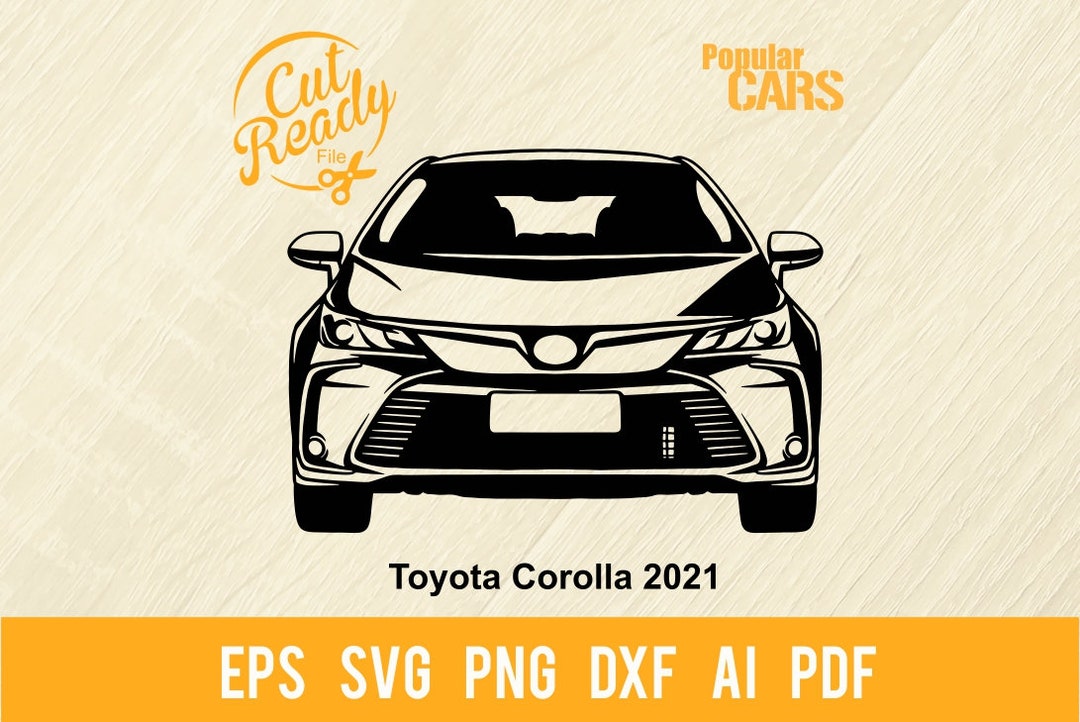 Corolla 2021 Svg - Classic Car Svg Classic Car SVG | Cut Ready Clip Art ...