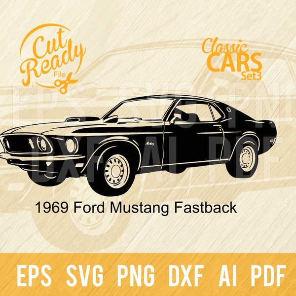 Ford Mustang Svg - Etsy