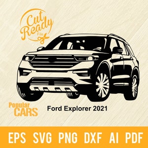 Ford Explorer 2021 SVG - Truck Svg Classic Car SVG | Cut Ready Clip Art ...