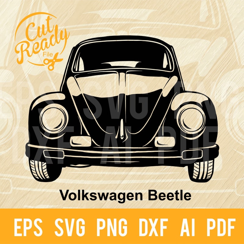 Vw Bug Clipart - Etsy