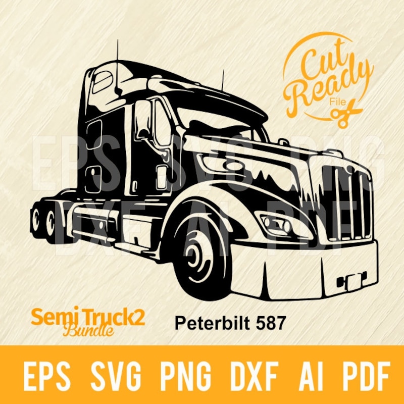 Peterbilt Svg - Etsy