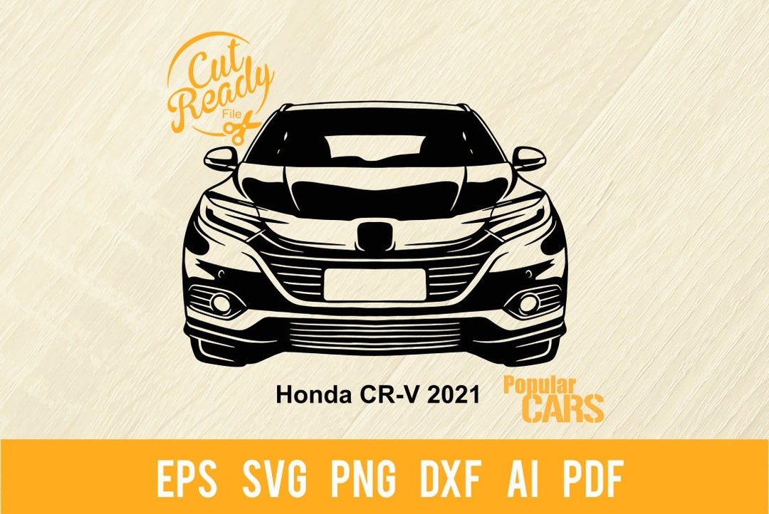 CR-V 2021 Svg - Classic Car Svg Classic Car SVG | Cut Ready Clip Art ...