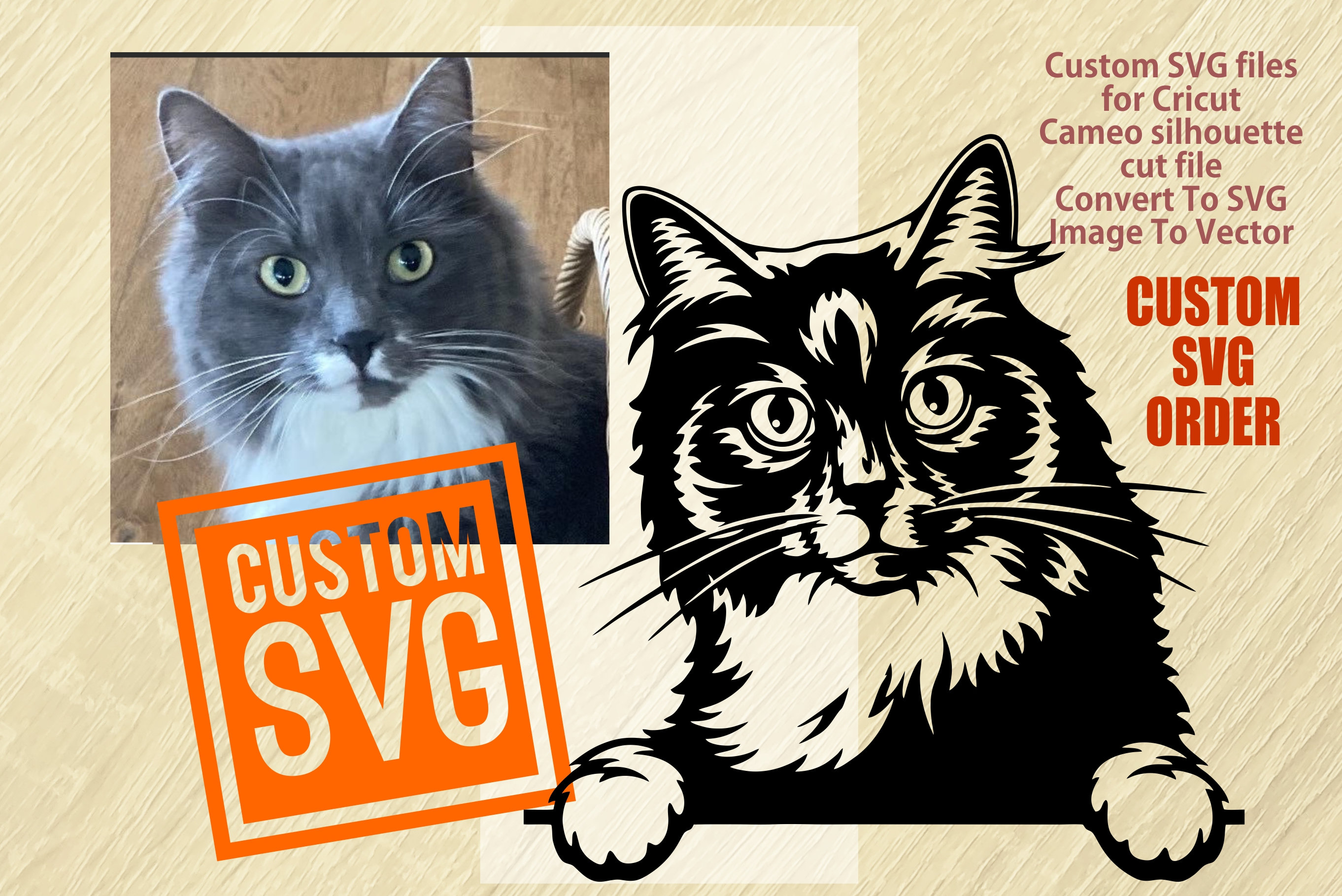 CUSTOM SVG Personalized Design, SVG Ordering, Portrait Customization ...