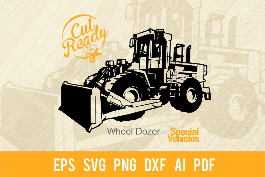 Wheel Dozer SVG Heavy Vehicle - Heavy Machinery, Logging and ...