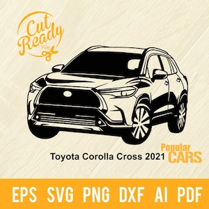 Corolla Cross 2021 Svg - Classic Car Svg Classic Car SVG | Cut Ready ...