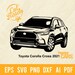 Corolla Cross 2021 Svg - Classic Car Svg Classic Car SVG | Cut Ready ...